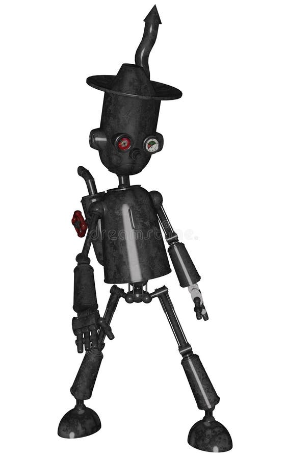 Toon tin man stock illustration. Illustration of sculpture - 202884062