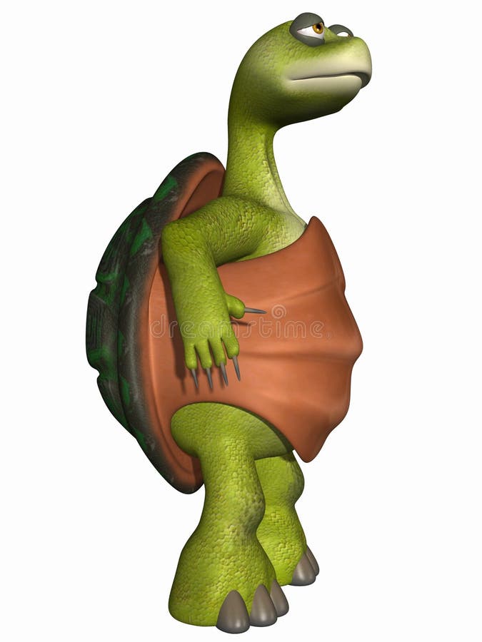 Toon Turtle stock illustration. Illustration of gaze - 16509455