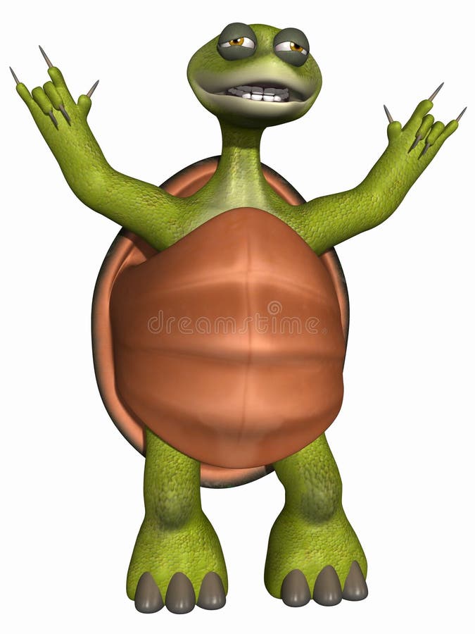 Toon Turtle stock illustration. Illustration of animal - 16509460