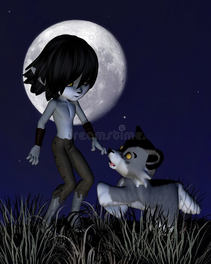Wolfboy Stock Illustrations – 6 Wolfboy Stock Illustrations, Vectors ...