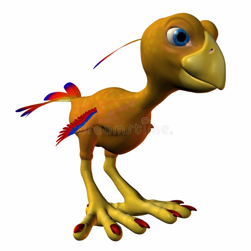 Toonimal Hatchling Phoenix stock illustration. Illustration of toonimal ...