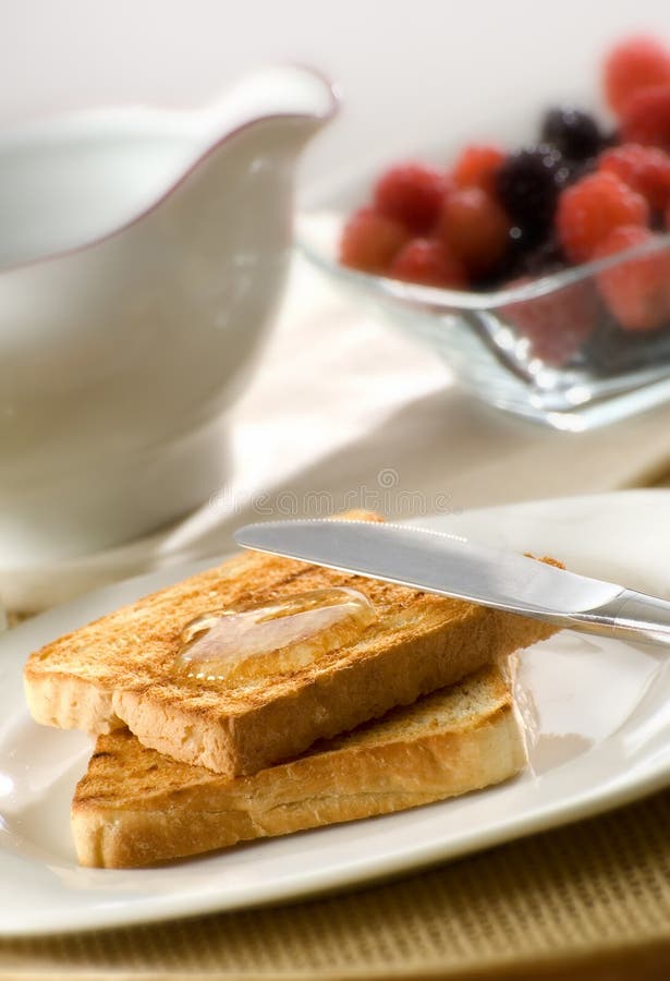 Toost stock foto. Image of vrucht, brood, snack, gelei - 2872748