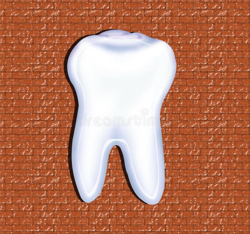 Tooth stock illustration. Illustration of materials, healthy - 5669562
