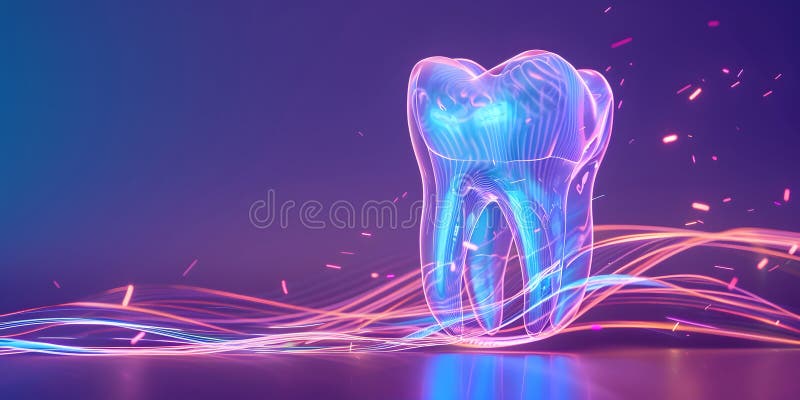 Tooth on an Abstract Background Stock Image - Image of fashion, concept ...