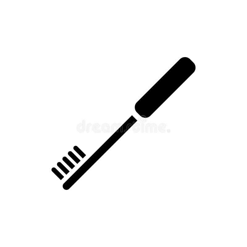 Toothbrush Bathroom Icon Glyph Vector Design Templates Simple and ...