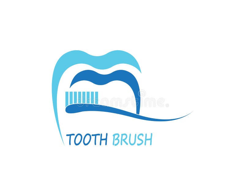 Tooth Brush Health Dental Icon Logo Vector Stock Vector - Illustration ...
