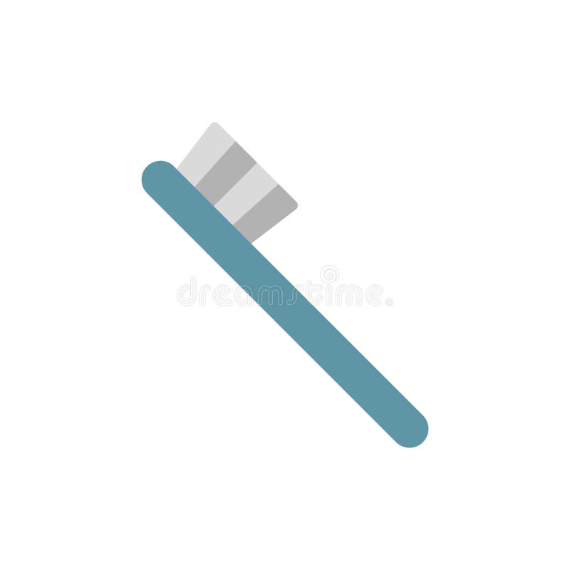 Tooth Brush Icon Vector Basic Design Simple and Modern Stock Vector - Illustration of mouth ...