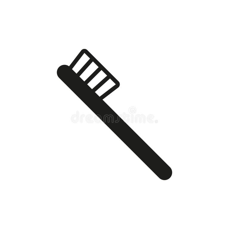 Tooth Brush Icon Vector Basic Design Simple and Modern Stock Vector ...