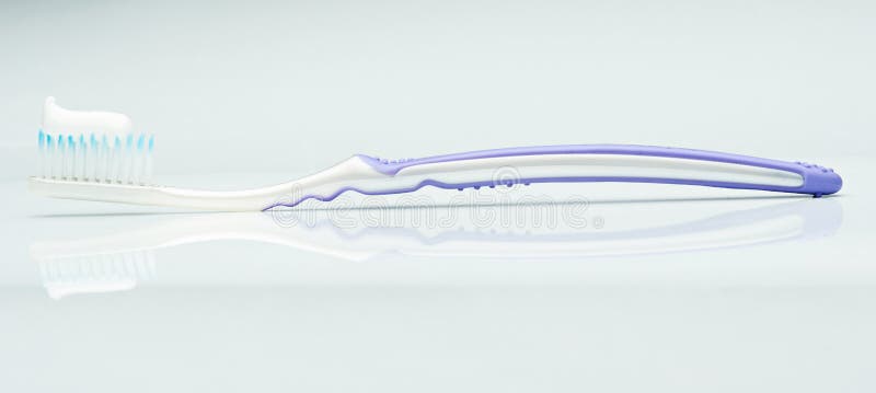 Tooth brush with paste stock image. Image of medicine - 72275957