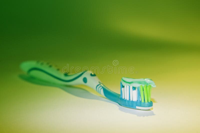 Tooth Brush and Tooth Paste Stock Photo - Image of bristle, prevention ...