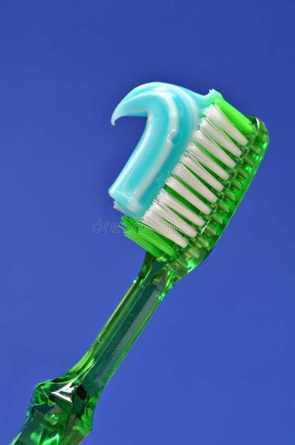 Tooth Brush and Tooth Paste Stock Photo - Image of toothpaste, dental ...