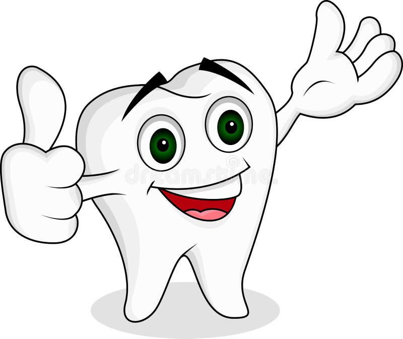 Tooth cartoon character stock illustration. Illustration of character ...
