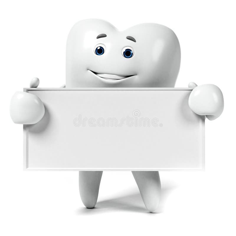 Tooth character stock illustration. Illustration of mouth - 28962708