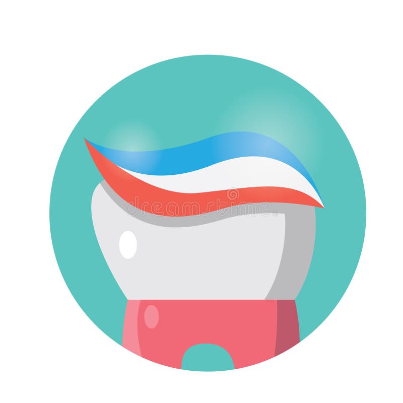 Tooth Cleaning. Vector Illustration Decorative Design Stock Vector ...