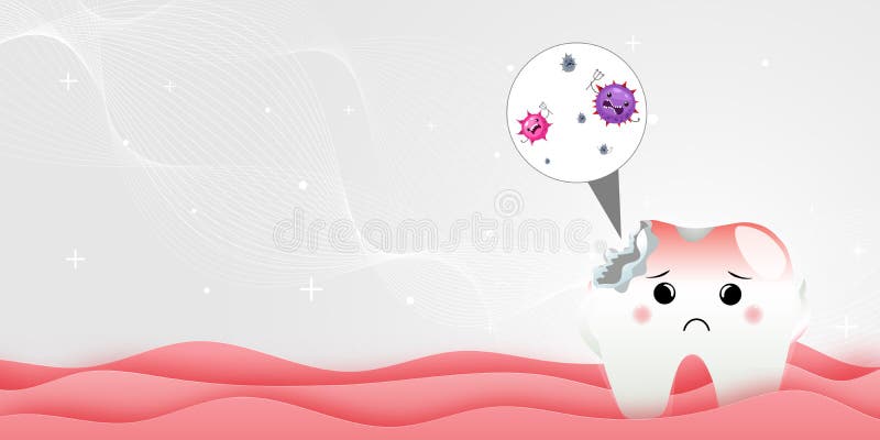 Tooth Decay Character, Children Dentistry Concept. Stock Vector ...