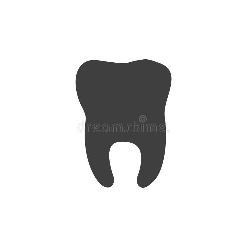Tooth Dental Medical Icon Simple Flat Illustration Stock Vector ...