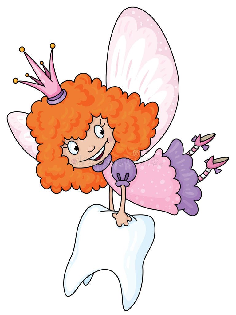 Cartoon Smiling Tooth Fairy Stock Illustrations – 350 Cartoon Smiling ...