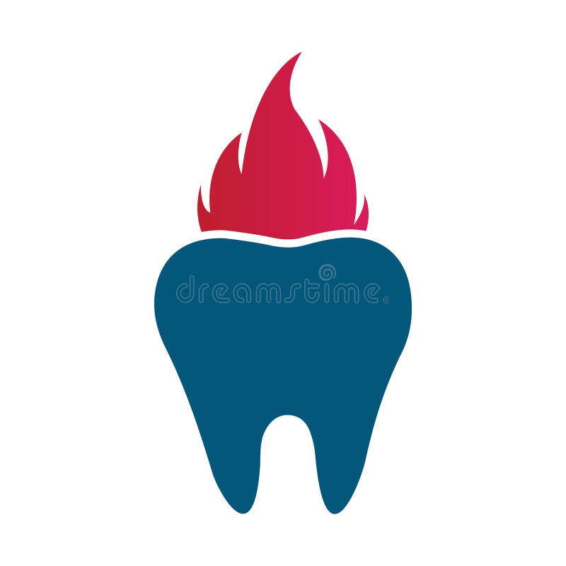 Flying Tooth Dental Clinic Logo with Wings Vector Illustration Stock ...