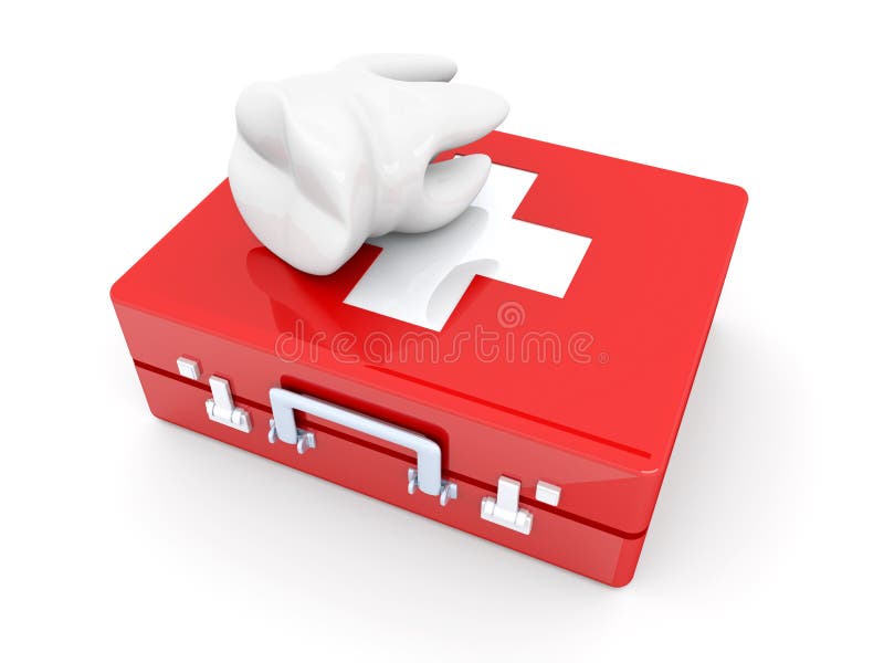 Tooth First aid stock illustration. Illustration of medicine - 18920229