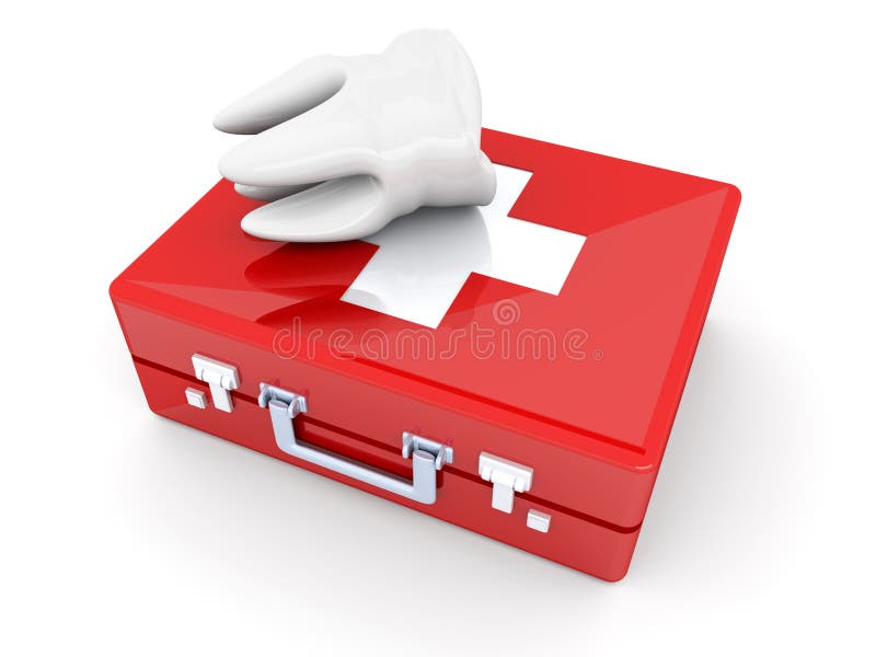 Tooth First aid stock illustration. Illustration of handle - 18756594
