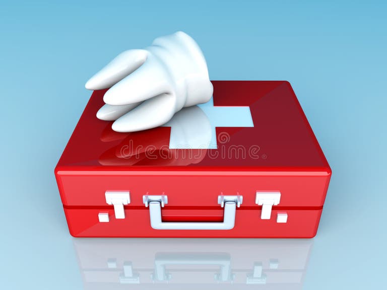 Tooth First aid stock illustration. Illustration of medicine - 18920229