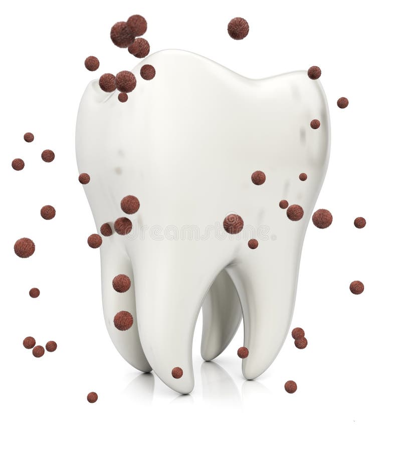 Tooth Germs and Bacteria stock illustration. Illustration of cartoons ...