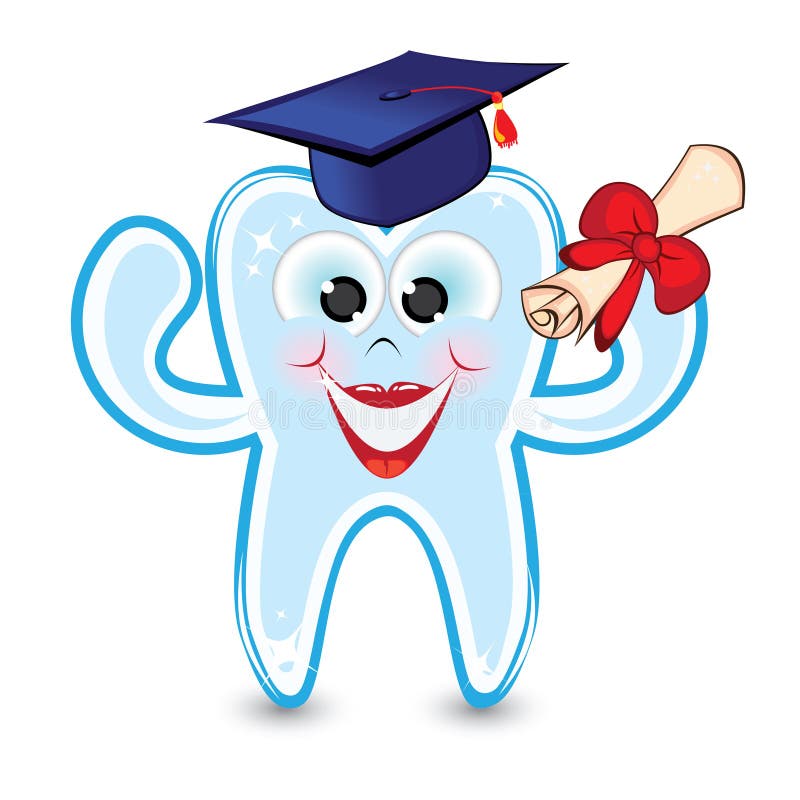 Tooth Graduation Cap Stock Illustrations – 345 Tooth Graduation Cap ...