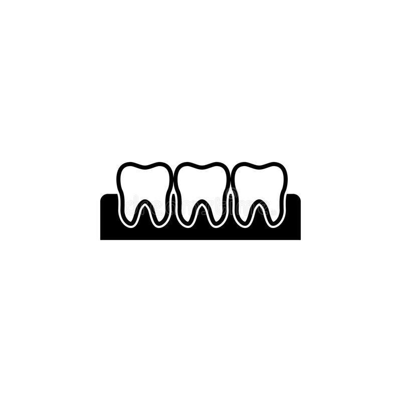 Tooth in Gum, Periodontitis Flat Vector Icon Stock Vector ...