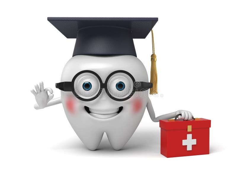 Tooth stock illustration. Illustration of tooth, graduation - 78771292