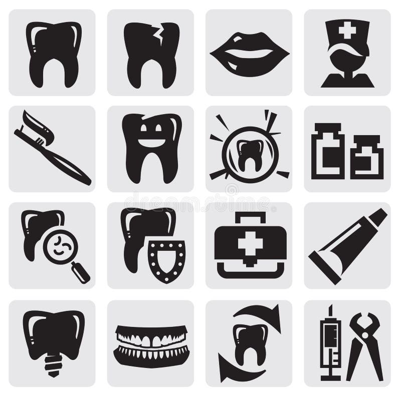 Tooth icon stock vector. Illustration of icon, enamel - 31877653