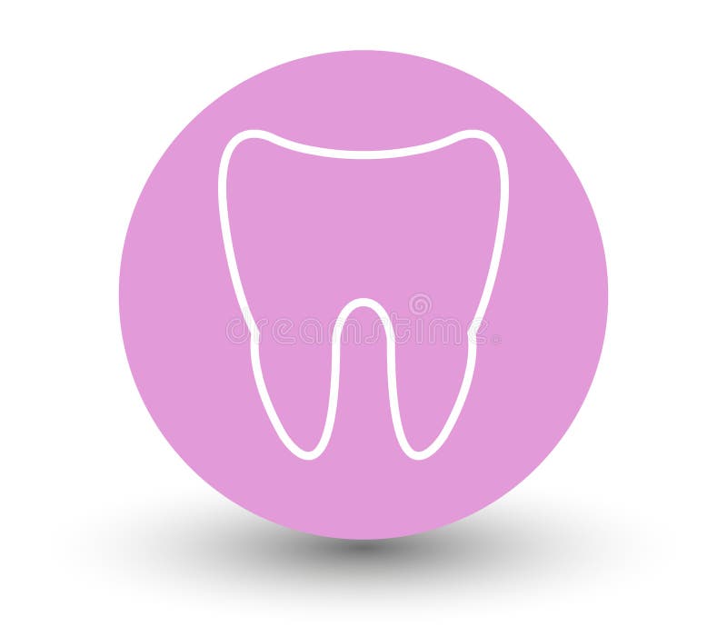 Tooth icon illustrated stock illustration. Illustration of human - 80089434