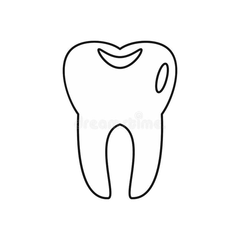 Tooth Outline Stock Illustrations – 30,995 Tooth Outline Stock ...
