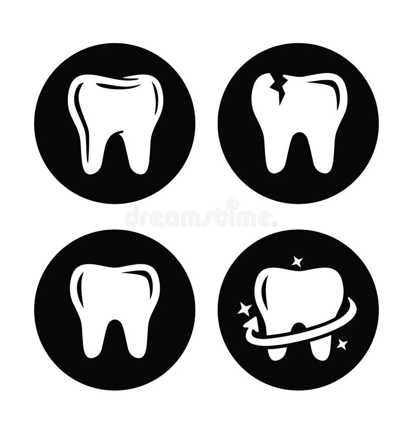 Tooth icon stock vector. Illustration of single, care - 26337989