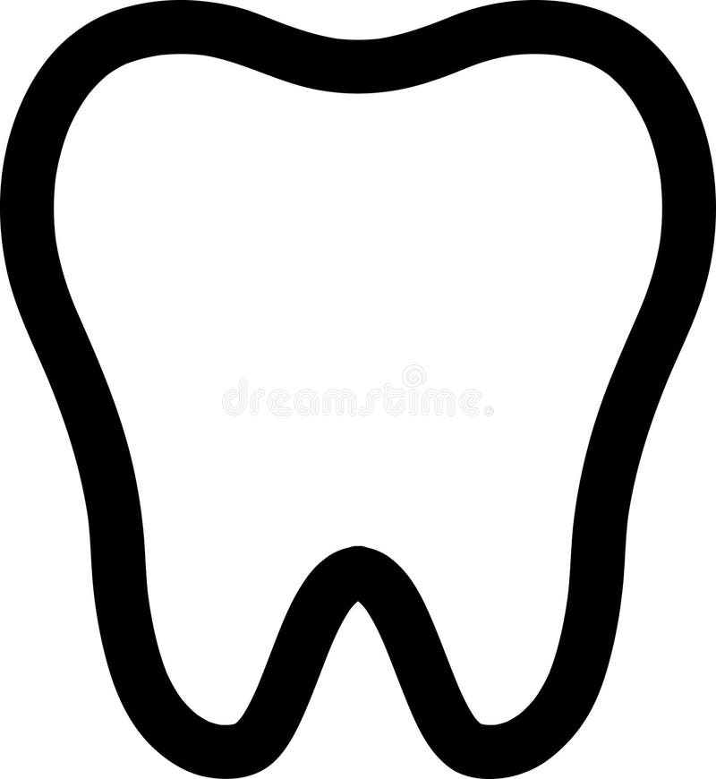 Tooth Icon Vector. Medical Tooth Symbol Illustration. Stock ...