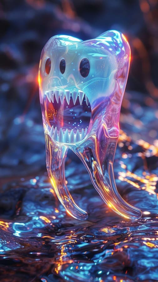 Tooth in Image of Ghost Highlighting Importance of Brushing and ... Tooth in Image of Ghost Highlighting Importance of Brushing and ...