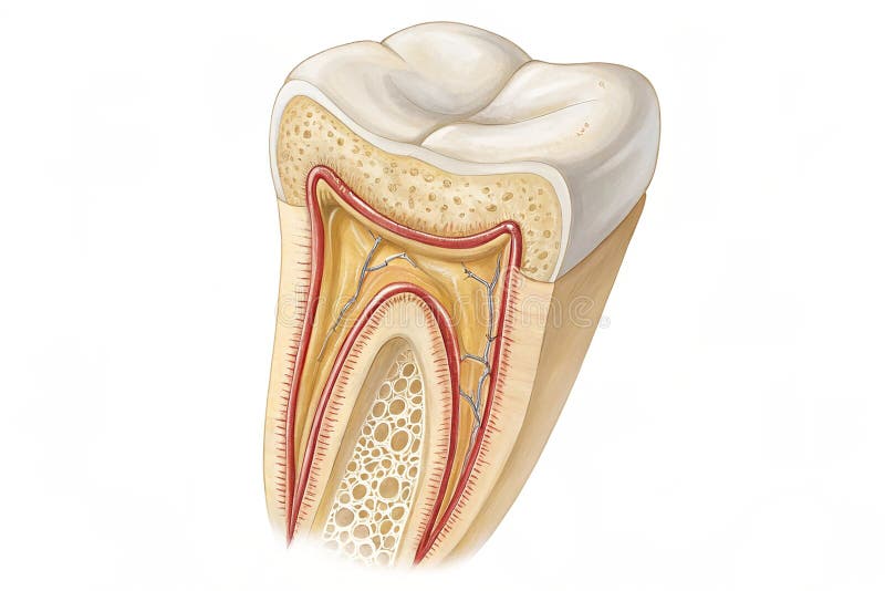 Tooth, Isolated on the White Stock Image - Image of healthcare, single ...