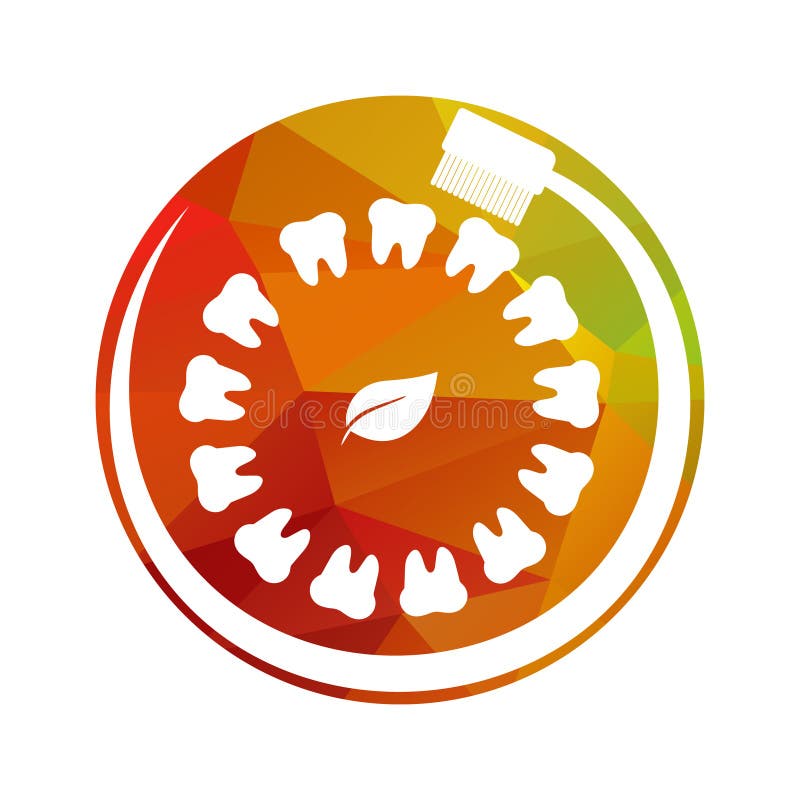 Tooth Logo Dental Care Outline Vector Illustration Stock Vector ...