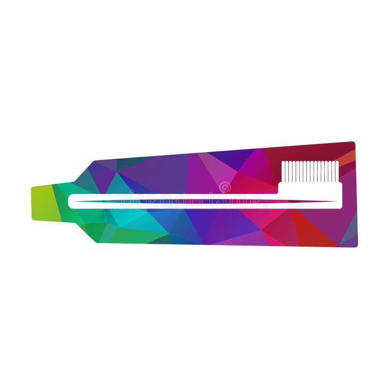 Tooth Logo Dental Toothpaste and Toothbrush Vector Illustration Stock ...