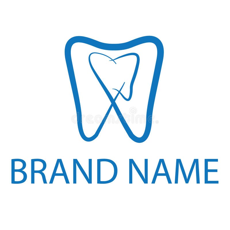 Tooth in tooth logo design stock vector. Illustration of care - 361638199
