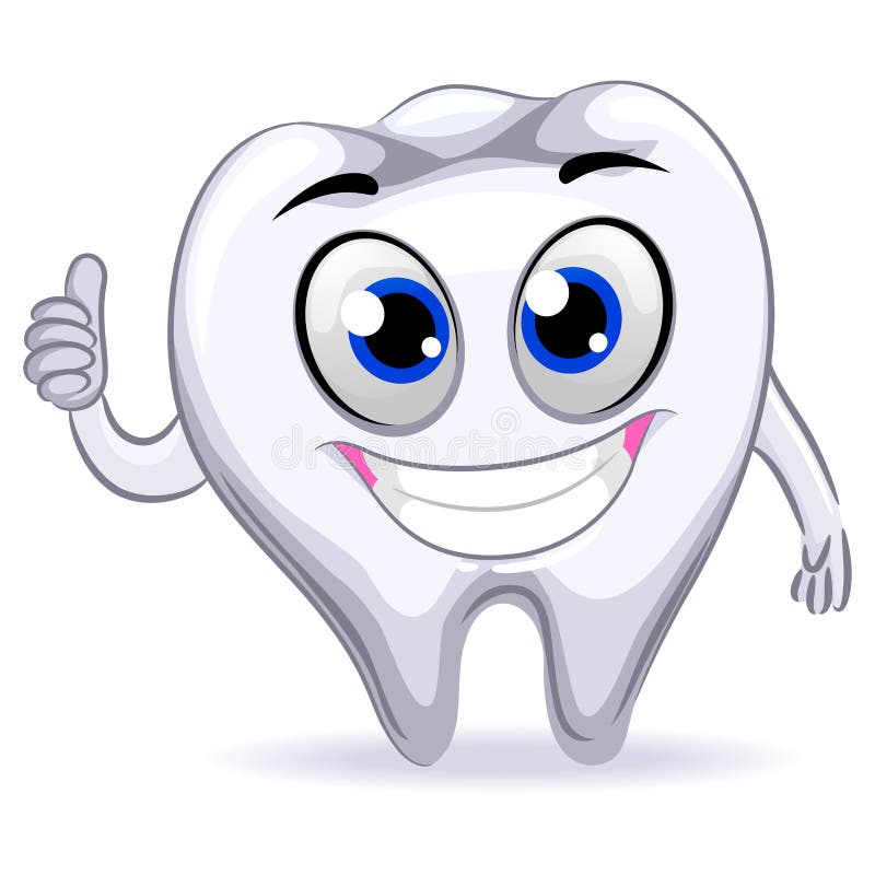 Tooth Mascot Making Ok Hand Sign Stock Vector - Illustration of molar ...