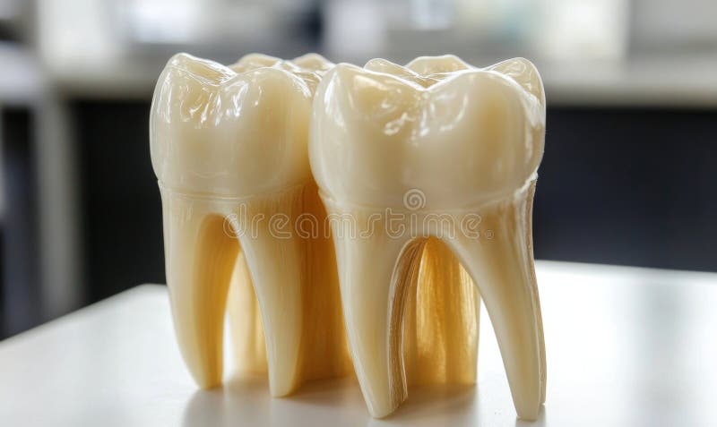 Tooth Model for Classroom Education and in Laboratory Stock Image ...