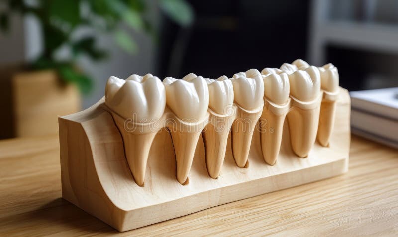 Tooth Model for Classroom Education and in Laboratory Stock Image ...