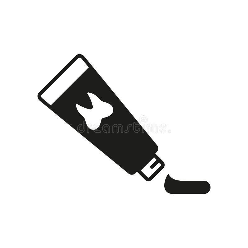 Tooth Paste Icon Vector Basic Design Simple and Modern Stock Vector - Illustration of object ...