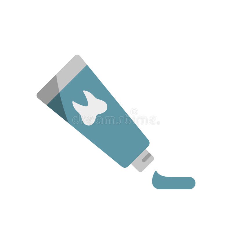 Tooth Paste Icon Vector Basic Design Simple and Modern Stock Vector - Illustration of background ...