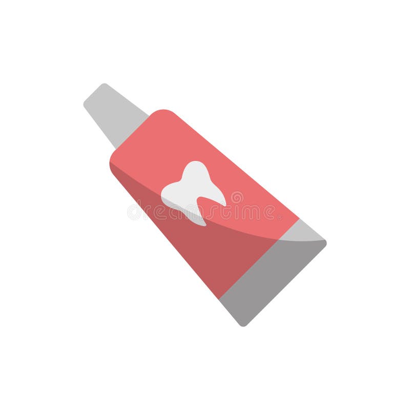 Tooth Paste Icon Vector Basic Design Simple and Modern Stock Vector - Illustration of dental ...