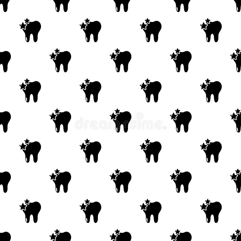 Tooth pattern seamless stock illustration. Illustration of hygiene ...