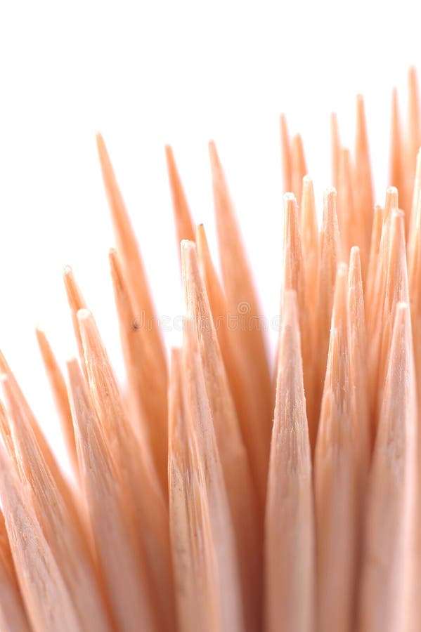 Tooth pick stock photo. Image of white, macro, bamboo - 4505770