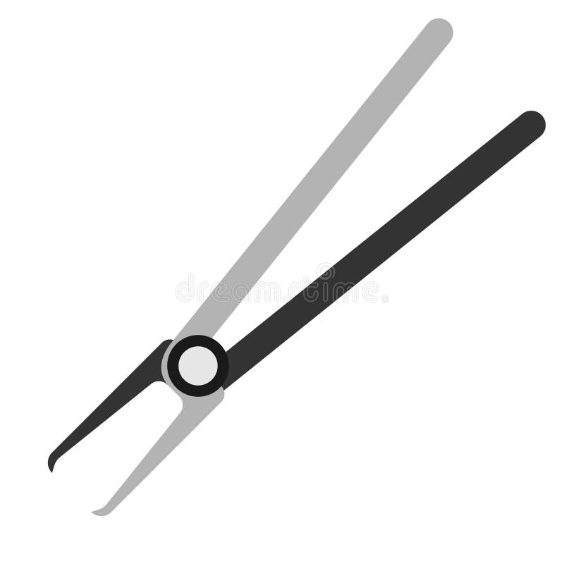 Tooth Pliers Icon Vector Illustration Stock Vector - Illustration of black, flat: 283872175