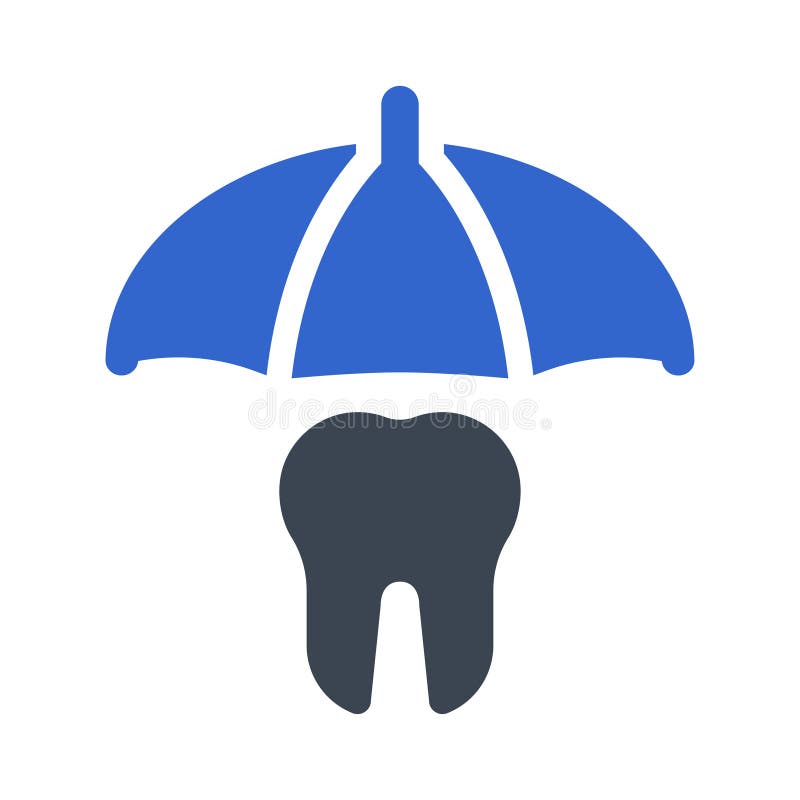 Tooth protection icon stock vector. Illustration of vector - 263141815