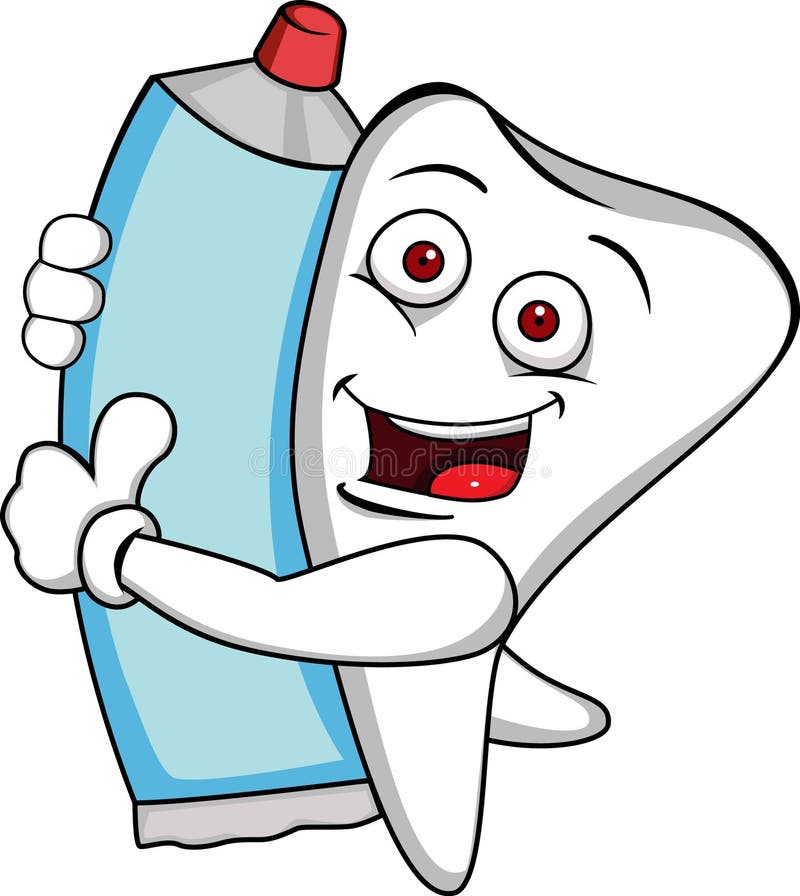 Dental Tooth Super Hero Mascot Cartoon Character with Toothbrush Stock ...
